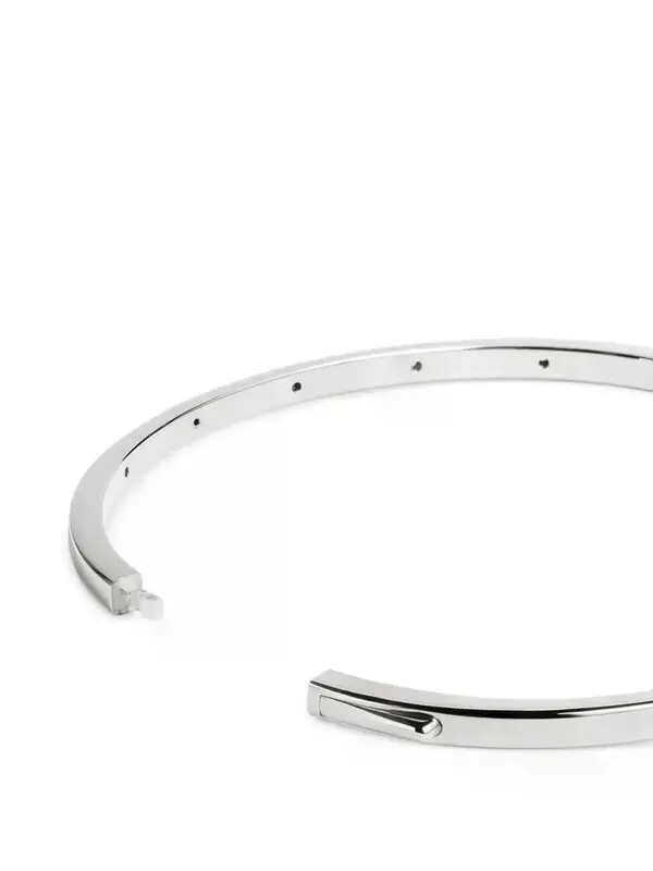 Monica Vinader Essential Diamond Bracelet - Silver