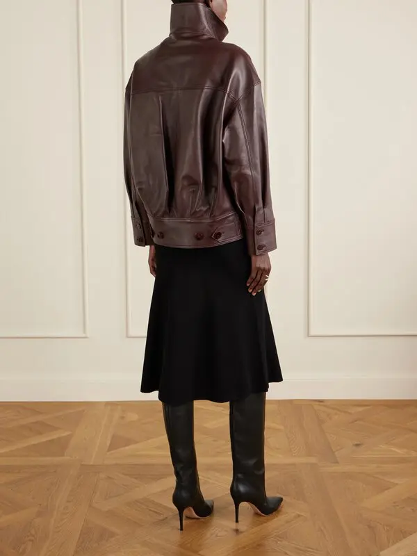 Galvan Paneled Leather Jacket