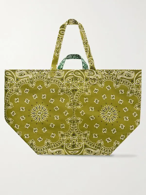 CALL IT BY YOUR NAME Maxi Basket Printed Cotton Tote Bag
