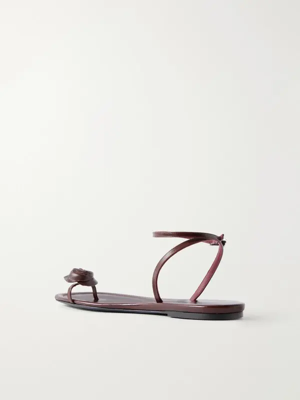 Magda Butrym Rose Leather Sandals