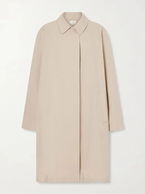 THE ROW Dayton Cotton Coat - Neutrals