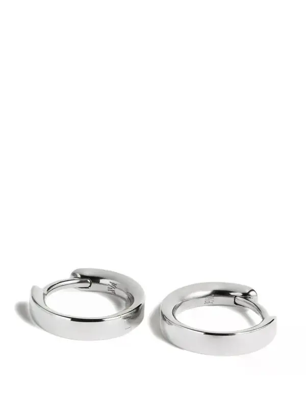 Monica Vinader Essential Hoop Earrings - Silver