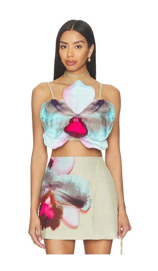 AMUR Maisie 3d Orchid Top