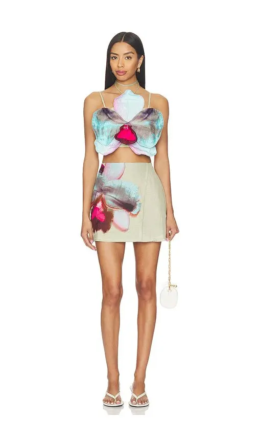 AMUR Maisie 3d Orchid Top
