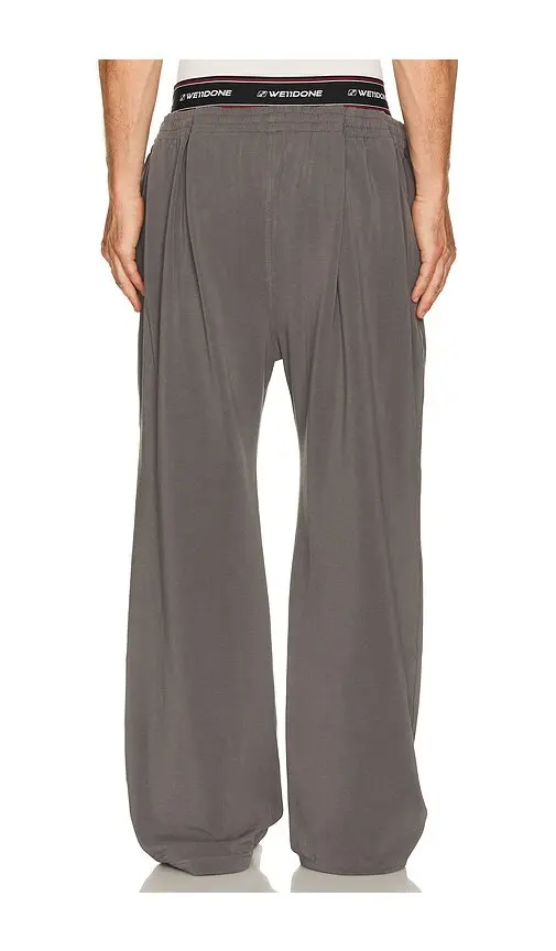 We11Done Layered Tucked Sweatpants In . Also - Grey