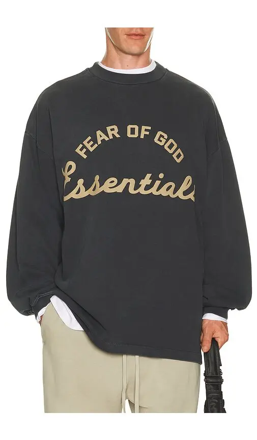 Fear Of God Training 90's Long Sleeve Tee - Black
