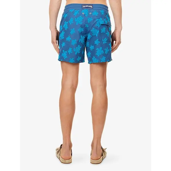 Vilebrequin Moorea Turtle-print Swim Shorts - Evening