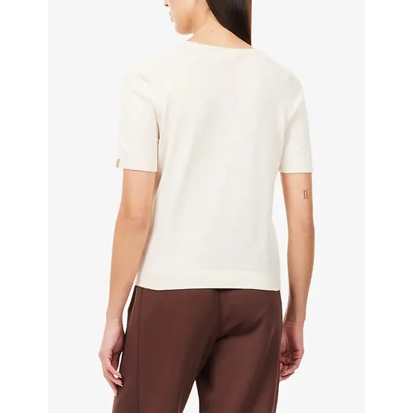NOW YOU LIVE Somerby Knitted Cotton T-shirt