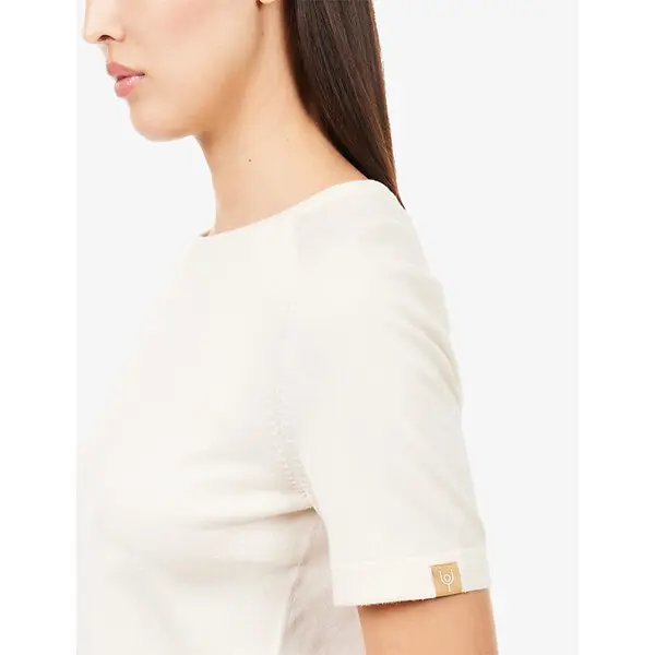 NOW YOU LIVE Somerby Knitted Cotton T-shirt