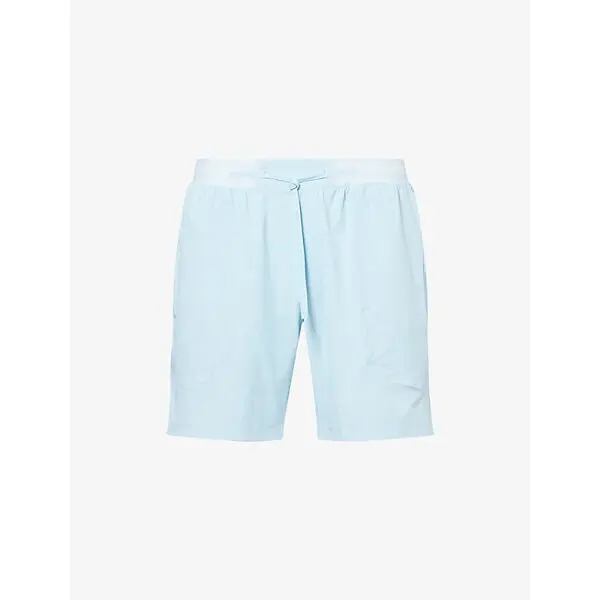 Lululemon License To Train Stretch-woven Shorts - Foam Cloud