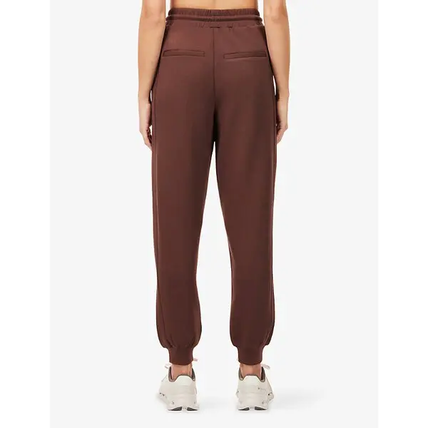 NOW YOU LIVE Uppingham Relaxed-fit Modal-blend Jogging Bottoms - Clay