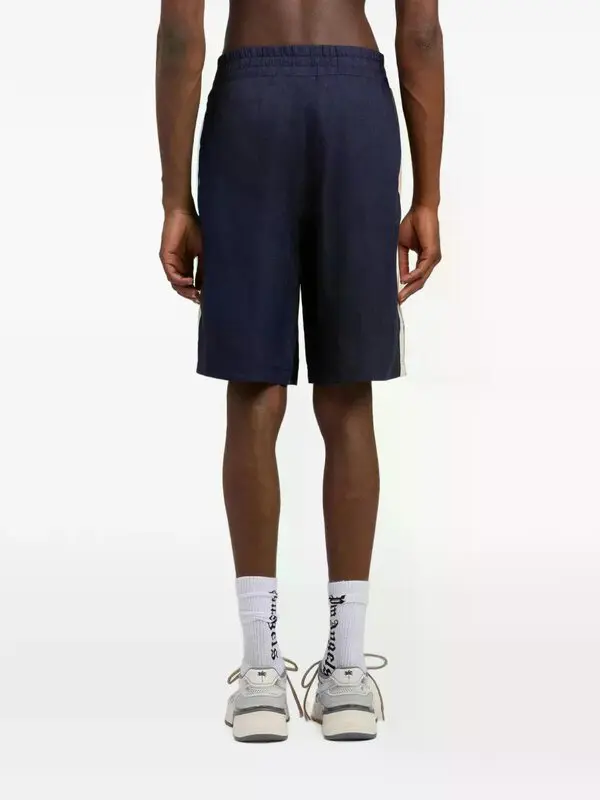 Palm Angels Logo Track Shorts - Blue