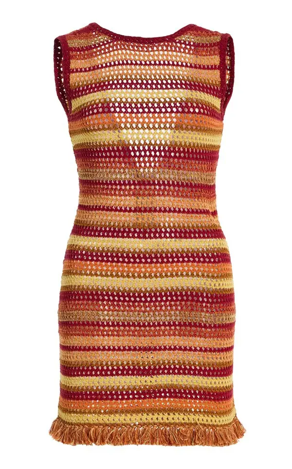 Escvdo Nevado Crochet Mini Dress - Multi