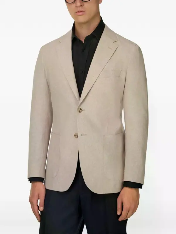 Boggi Milano Patch-pocket Blazer - Neutrals