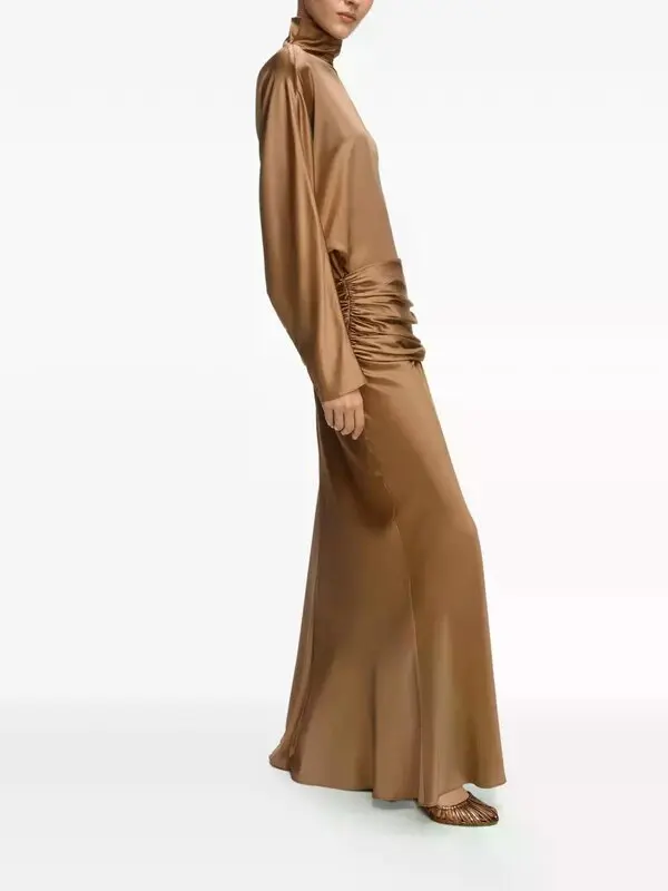 12 STOREEZ Long-sleeved Draped Dress