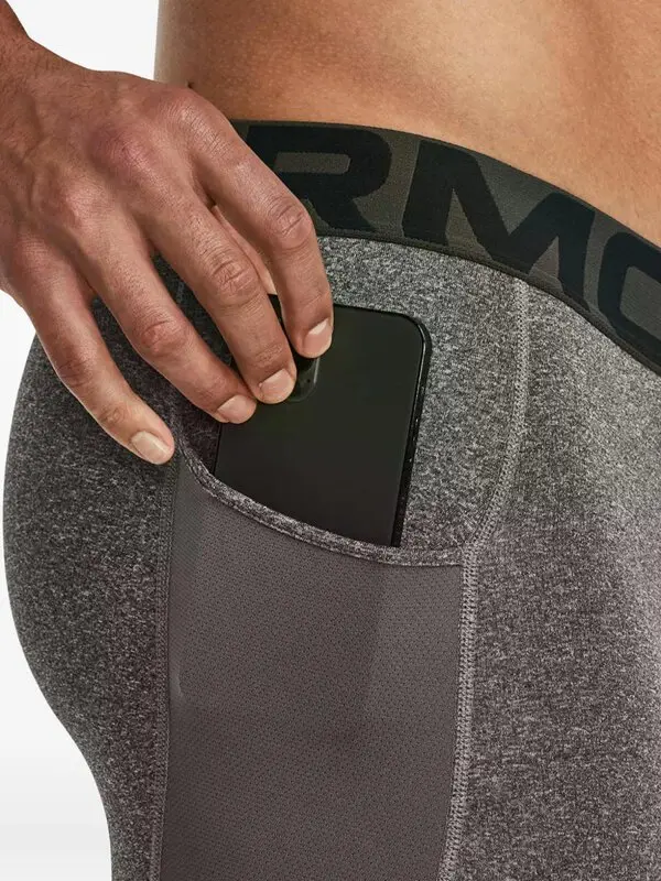 Under Armour Logo-jacquard Marl Leggings - Grey