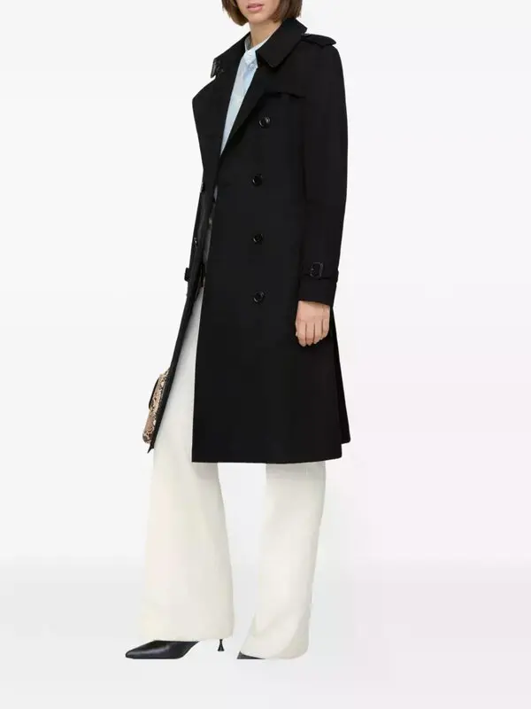 Burberry Heritage Trench Coat - Black