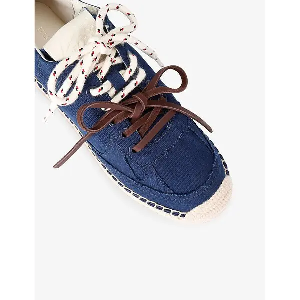 Kurt Geiger Espadrille Woven Trainers