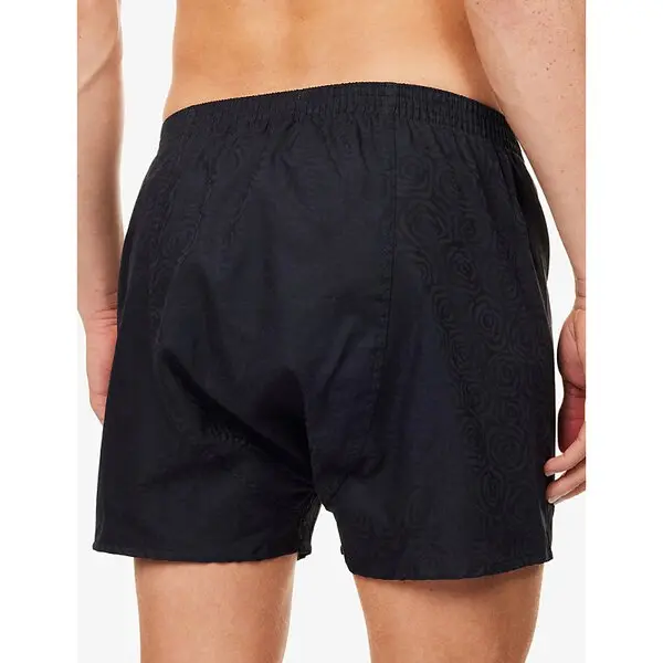 Derek Rose Classic-fit Cotton Boxer Shorts - Black