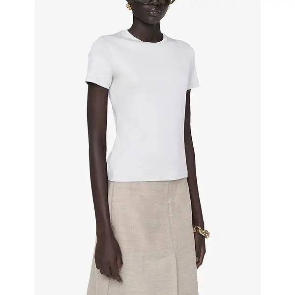 JOSEPH Livia Short-sleeved Cotton-jersey T-shirt