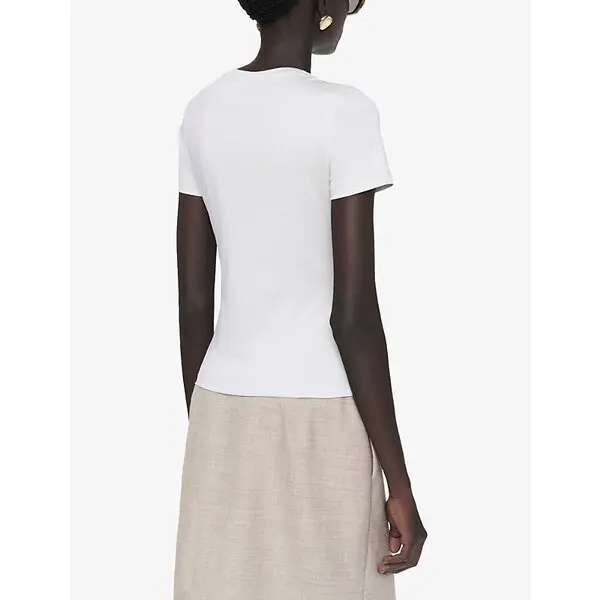 JOSEPH Livia Short-sleeved Cotton-jersey T-shirt