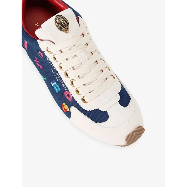Kurt Geiger Islington Embroidered Low Top Trainers
