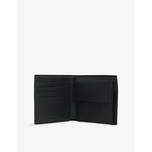 BOSS Emed 4-card Slot Leather Wallet