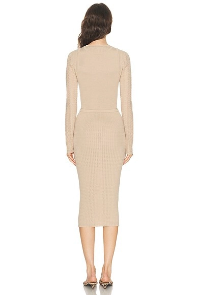 Acne Studios Kred Thin Rib Dress