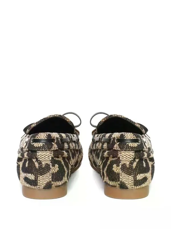 V°73 Leopard Print Loafers