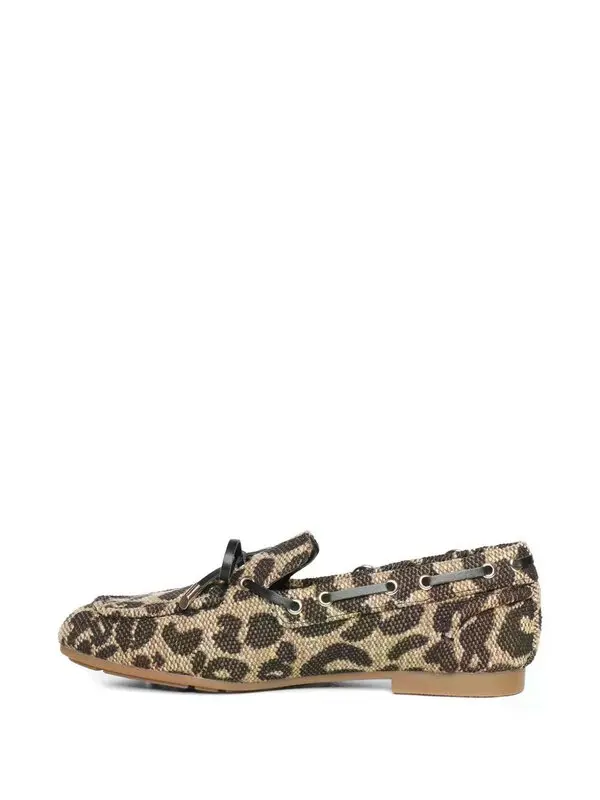 V°73 Leopard Print Loafers