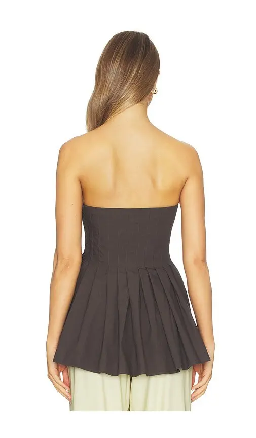 Proenza Schouler White Label Avine Top - Brown