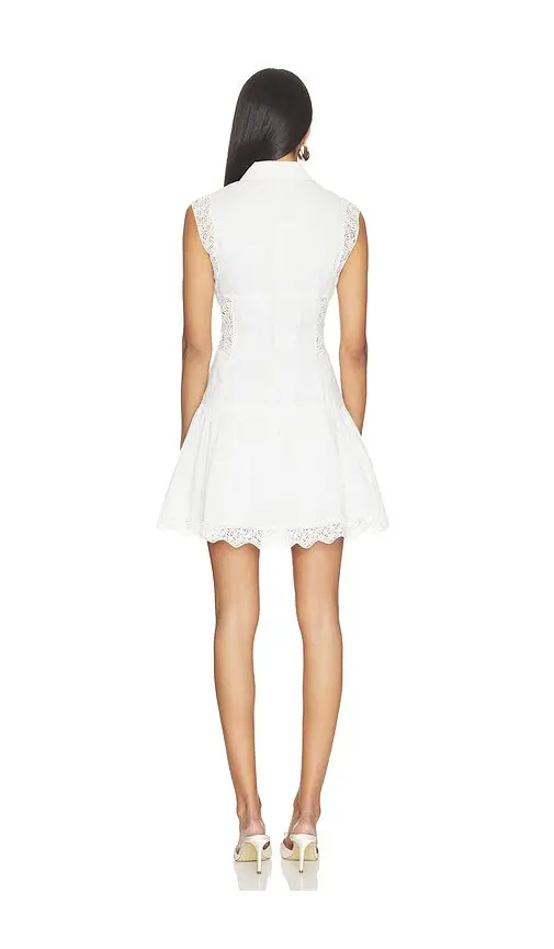 FRAME Embroidered Day Dress