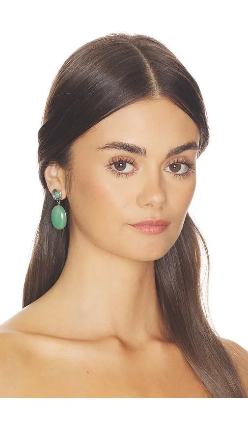 JENNIFER BEHR Ruthie Drop Earrings - Mint