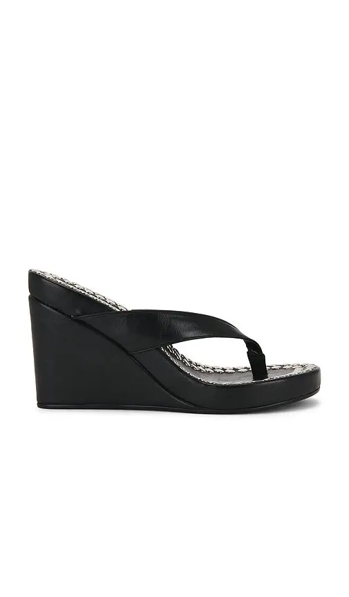 Jeffrey Campbell Liezel Studded Wedge Sandals - Black