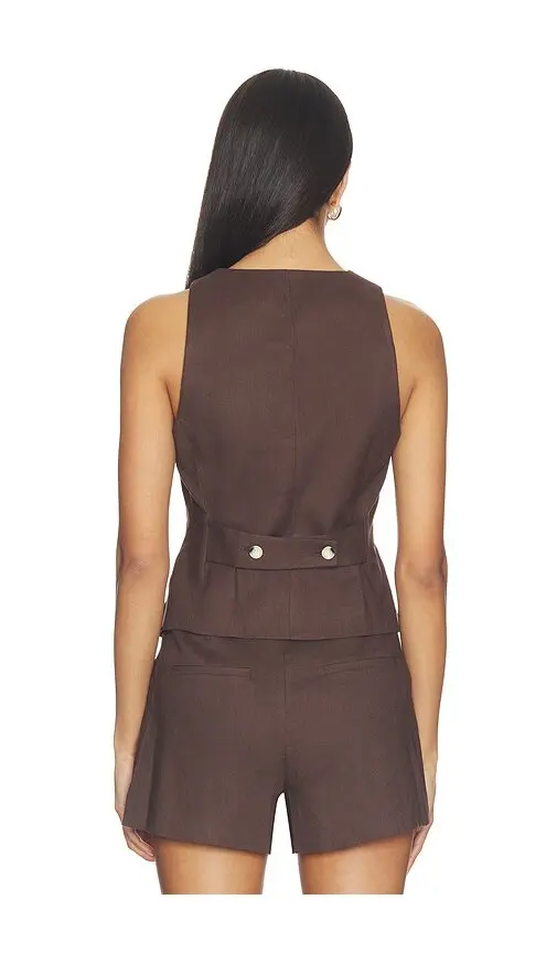 Veronica Beard Hartwell Vest - Brown