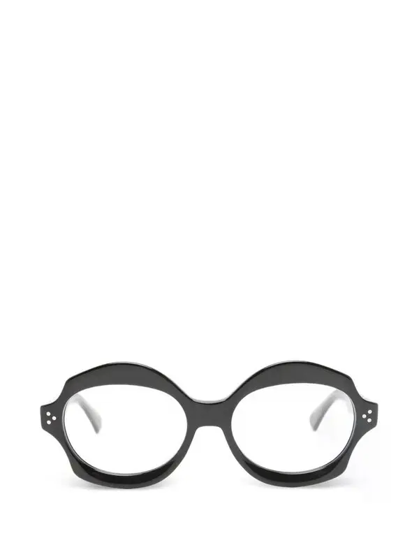 LESCA Round Frame Eyeglasses