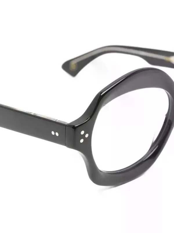 LESCA Round Frame Eyeglasses