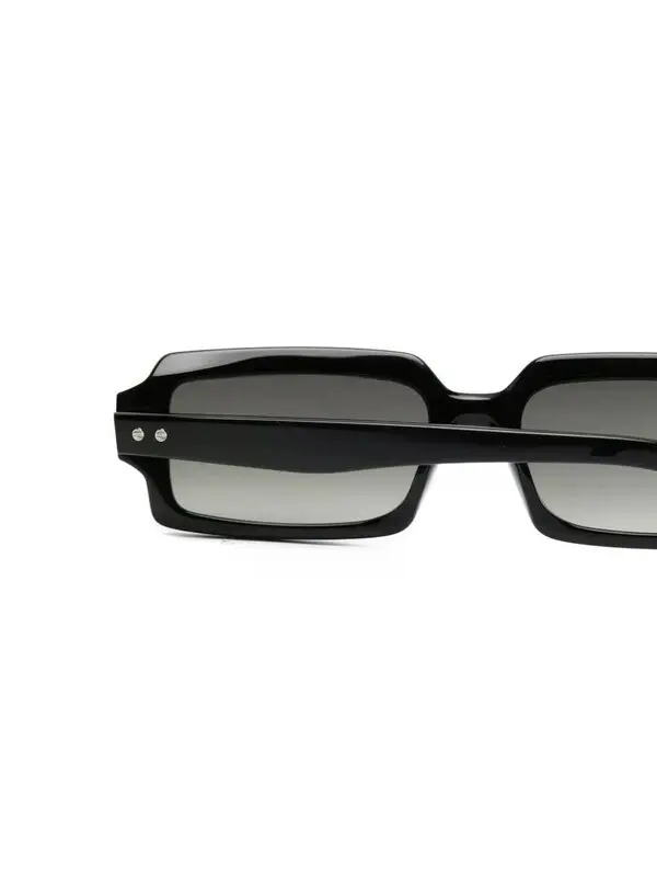 GIGI STUDIOS Amber Rectangle Frame Sunglasses - Black