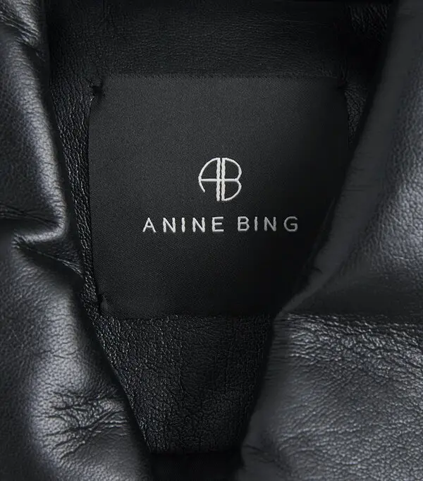 ANINE BING Regenerated Leather Luca Jacket