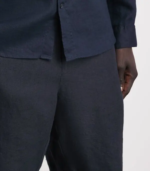 Vince Linen Drawstring Shorts