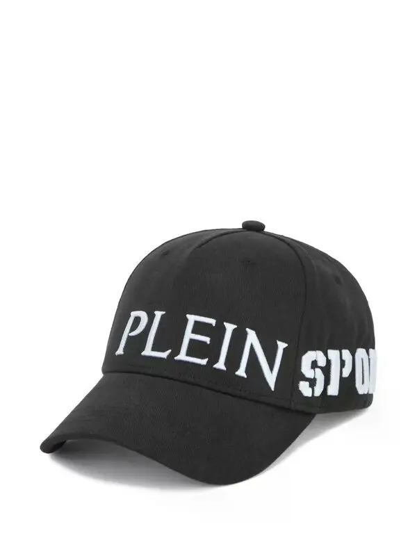 PLEIN SPORT Embroidered Logo Baseball Cap - Black