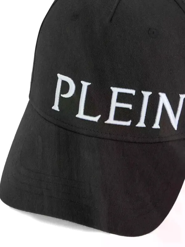 PLEIN SPORT Embroidered Logo Baseball Cap - Black