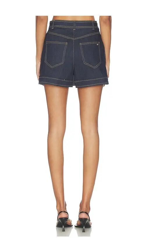 Cinq À Sept Larsa Denim Skort - Navy