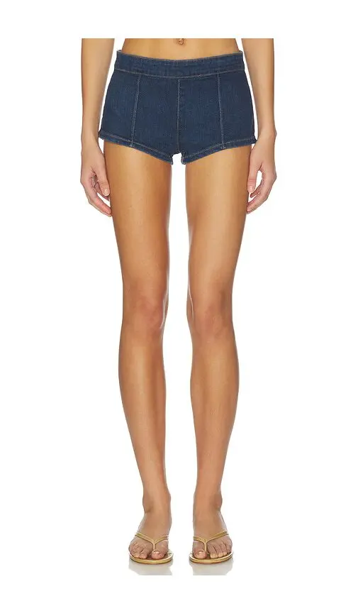 Good American Micro Shorts - Blue