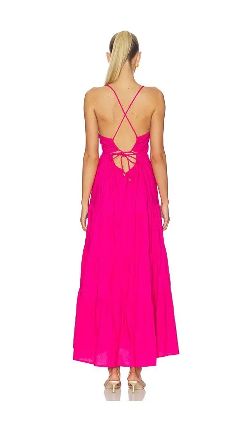L*Space Laina Dress - Fuchsia