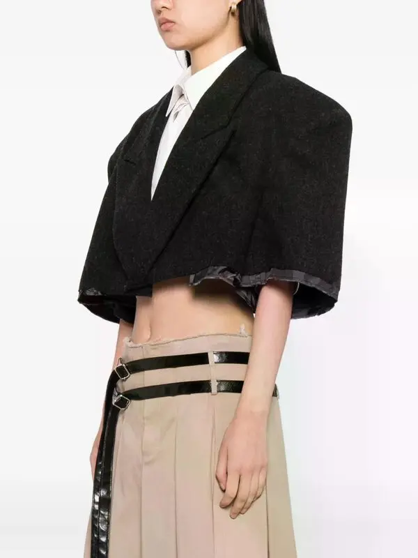 Vaquera Distressed Cropped Jacket