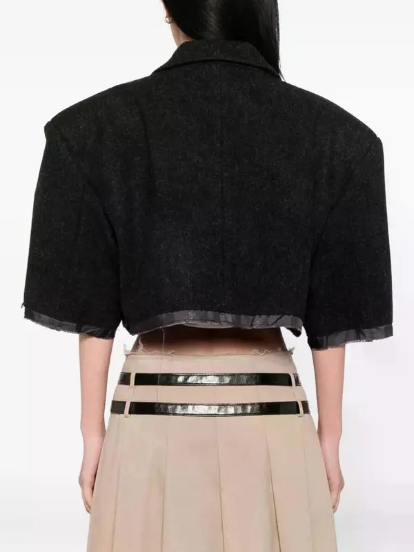 Vaquera Distressed Cropped Jacket