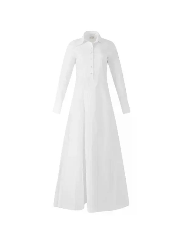 Rosie Assoulin Cotton Shirt Dress - White