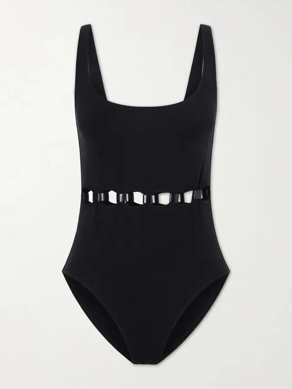 ERES Cutout Embellished Swimsuit - Black
