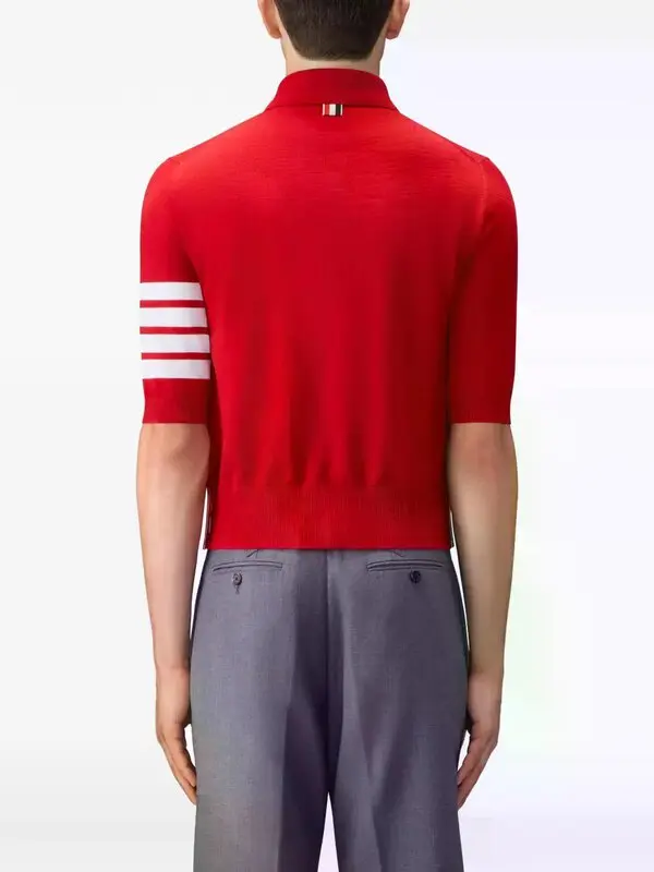 Thom Browne 4-bar Merino Polo Shirt